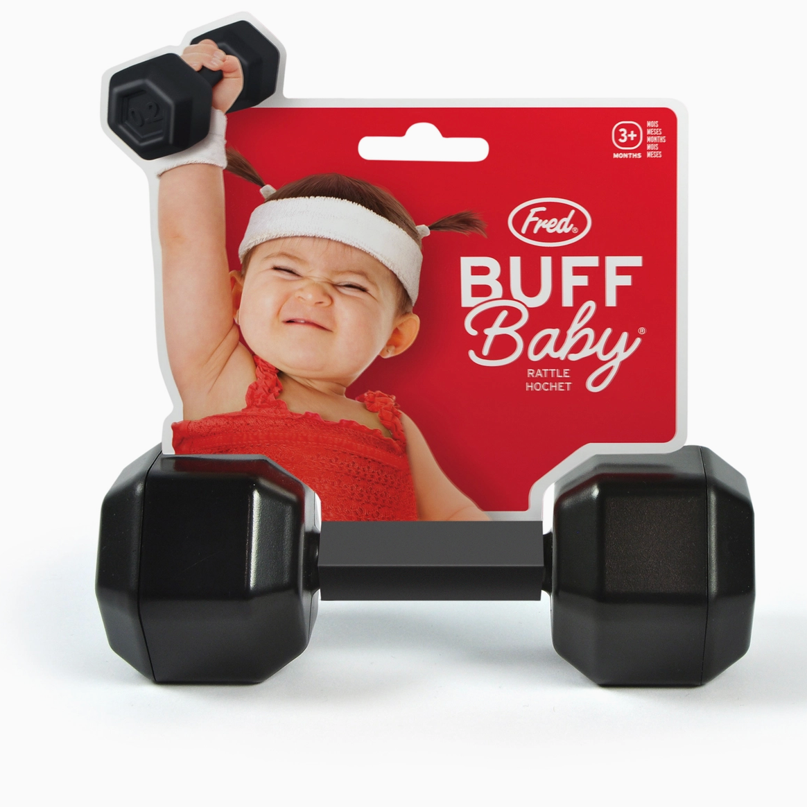 Buff Baby Barbell Rattle – The Coin Laundry Print Shop