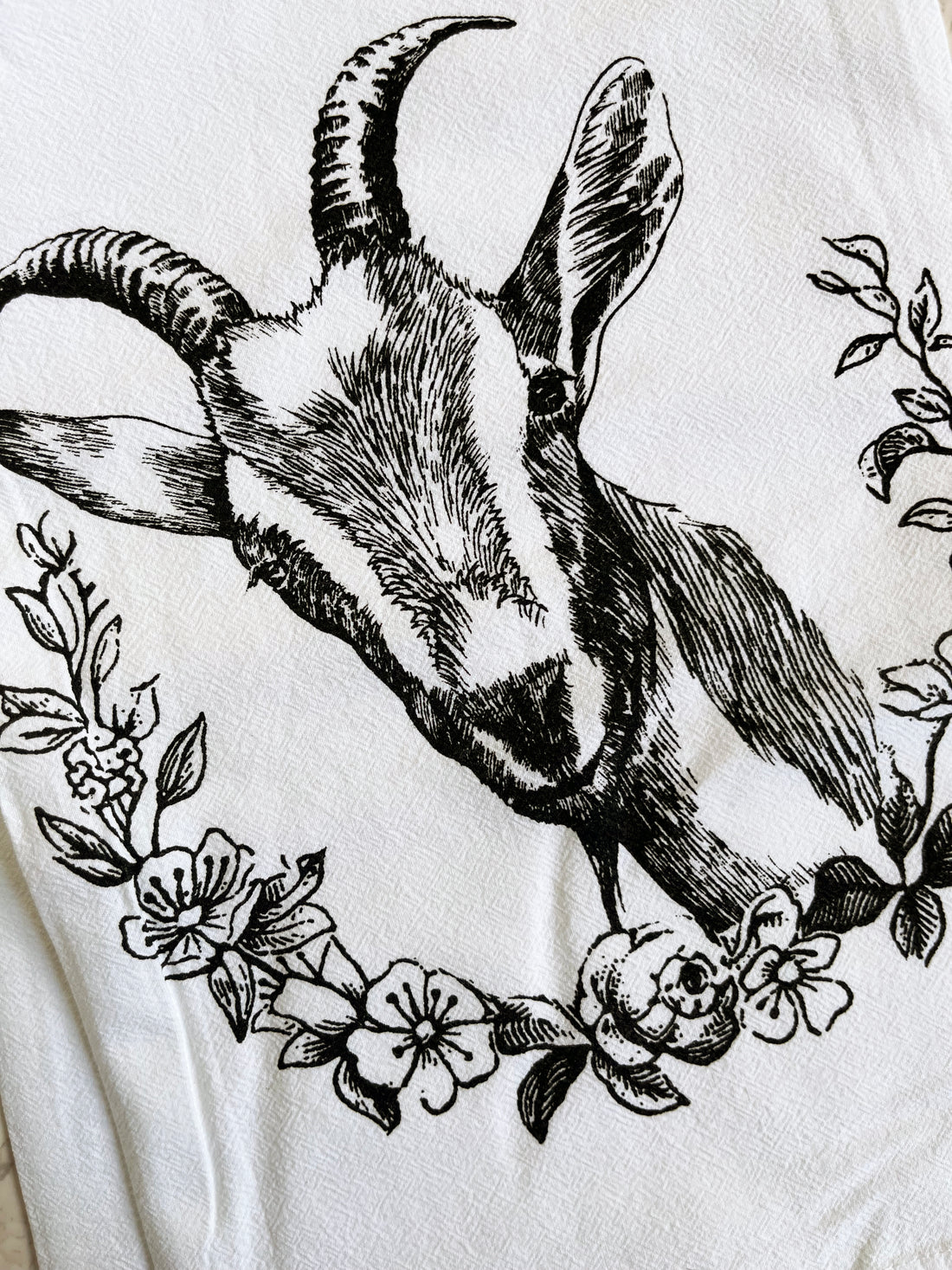Goat Cotton Kitchen Towel – The Coin Laundry Print Shop